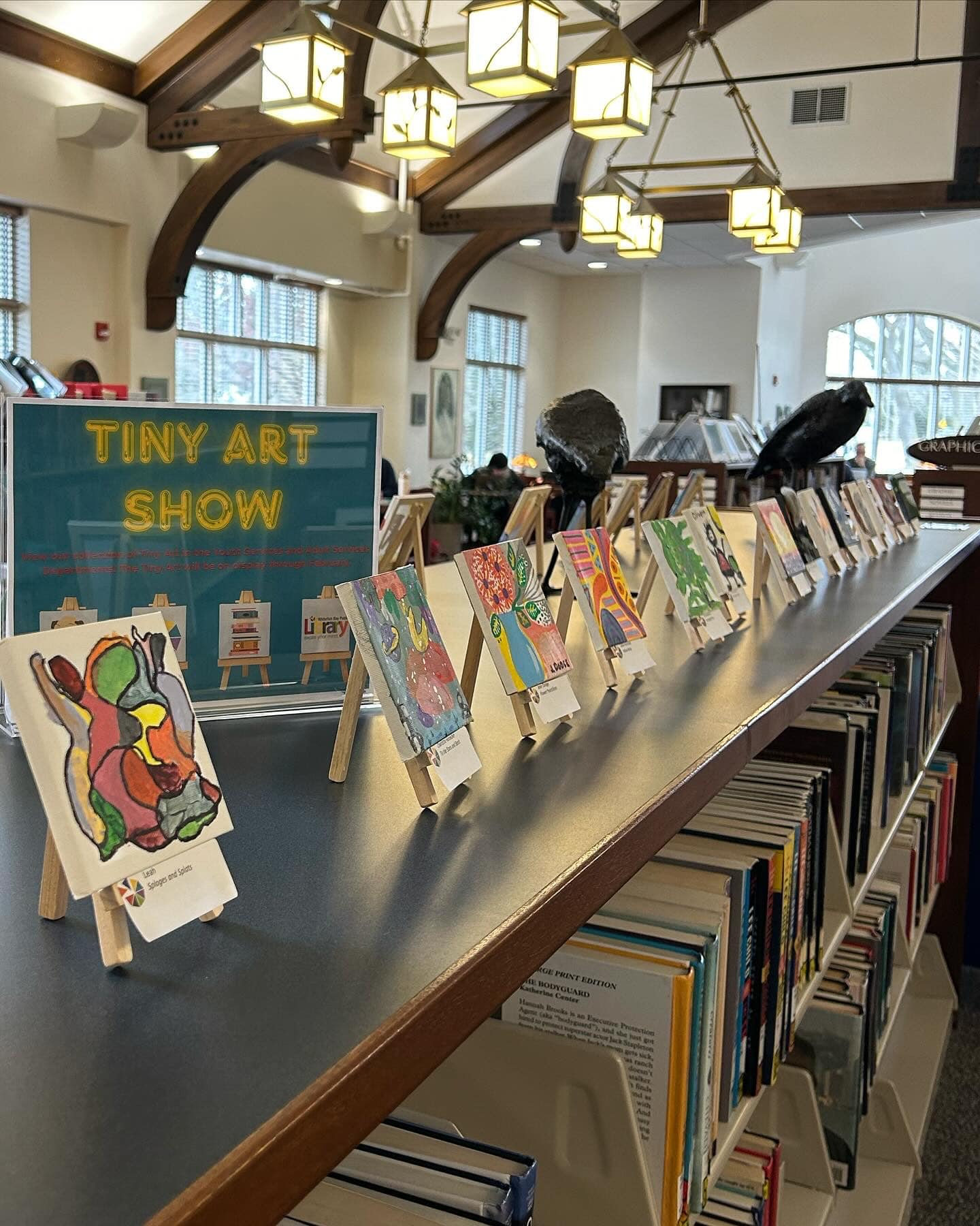 Tiny Art Show - Whitefish Bay Public Library